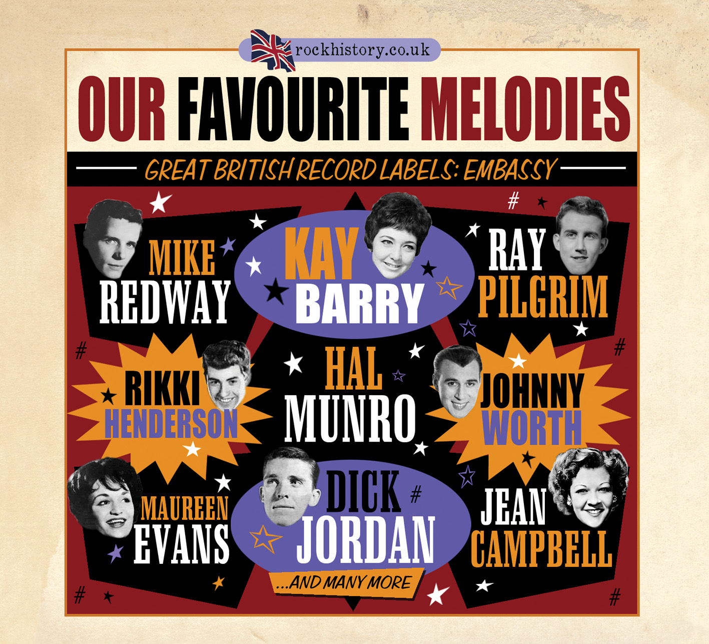 Our Favourite Melodies – The Embassy label – Rock History